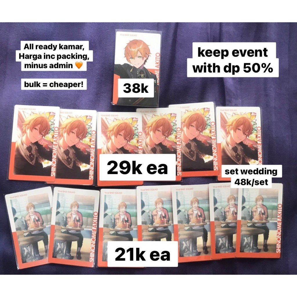 Official Merch Project Sekai Epick Card Akito Rin Miku Shiho | Shopee ...