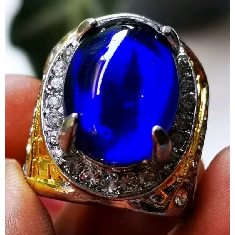 Blue king shapire gemstone | Shopee Malaysia