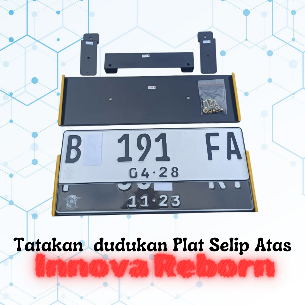 Special Edition Innova Special Slip Top Model Car Plate Holder | Shopee ...