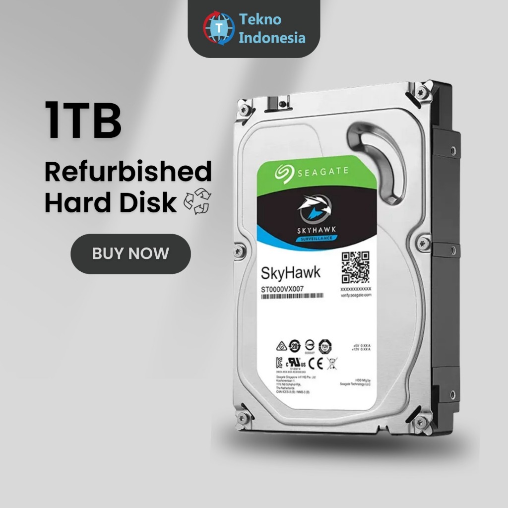 Tekno Indonesia - Refurbished Harddisk 1-year Warranty 1TB 500GB HDD ...