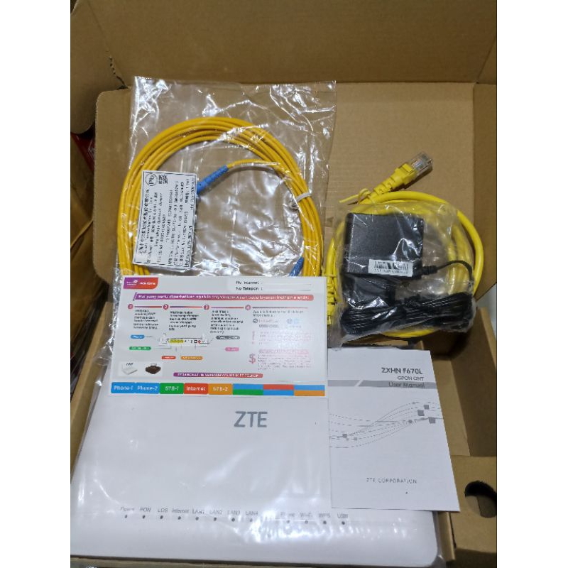 Modem ROUTER ZTE F670L 5G NEW | Shopee Malaysia