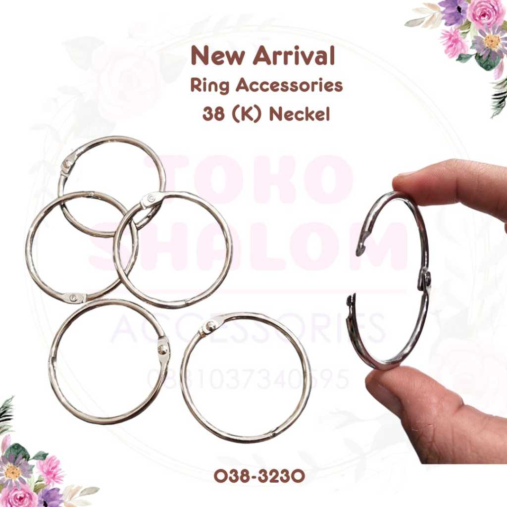 Open Close RING/Accessories RING/Round RING/Craft Material/DIY | Shopee ...