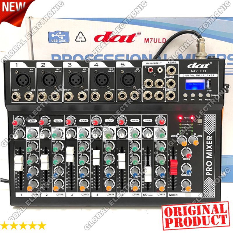 Audio Mixer Dat M7ULD Original 7 Channel Mixer Dat M7ULD, M5ULD Origin Mixing 7 Good | Shopee ...