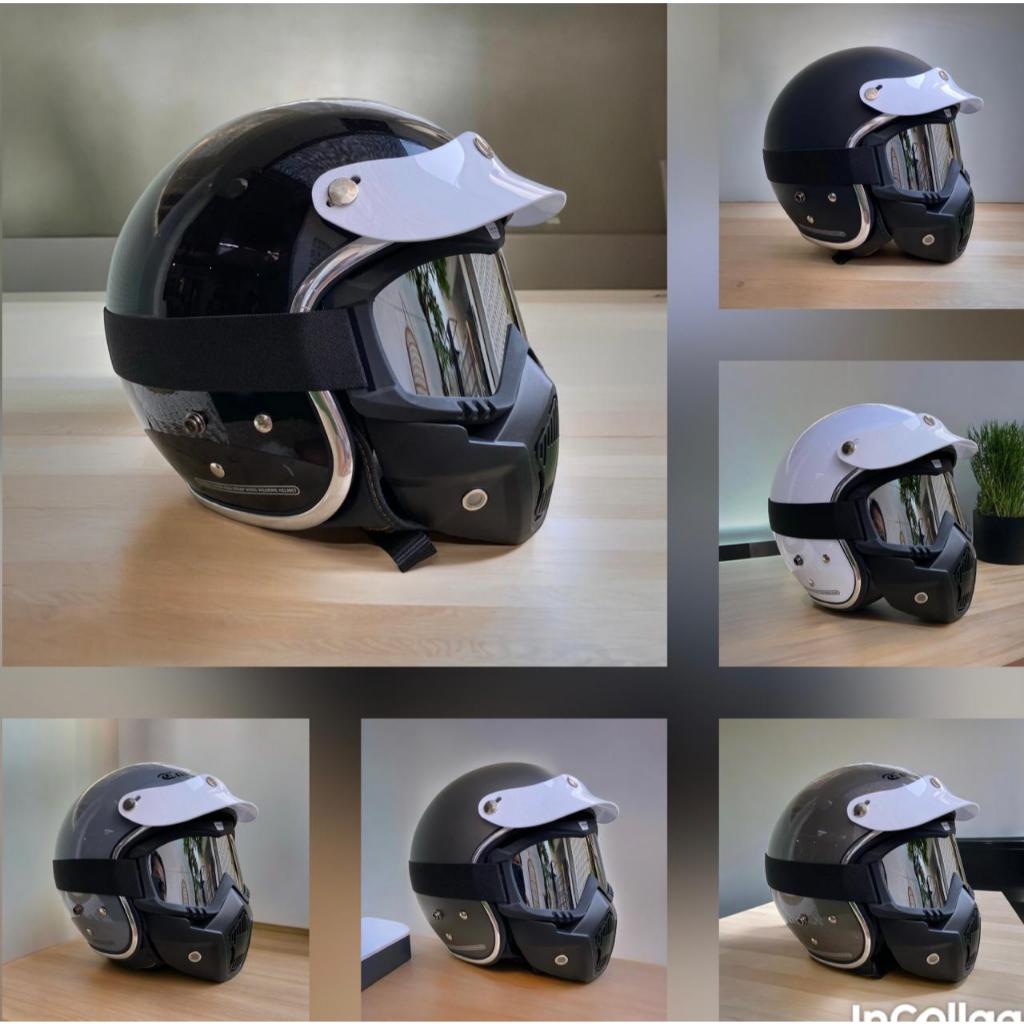 Bogo List Chrome Helmet - Goggle Mask SNI | Shopee Malaysia