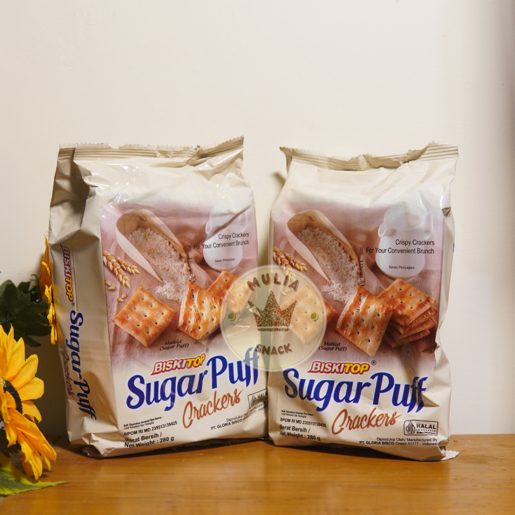 Biskitop DENEX SUGAR PUFF CRACKERS 280gr SUITABLE FOR CELEBRATION ...