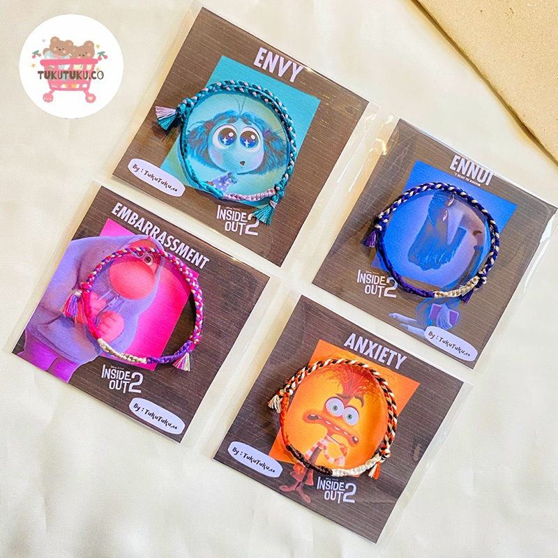 Handmade Inside Out Woven Rope Yarn Bracelet 2 | Inside Out Season 2 ...