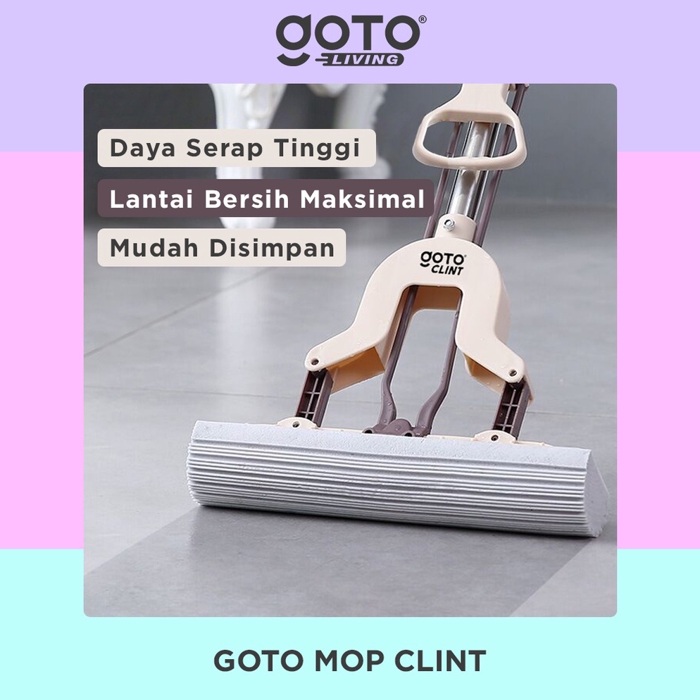 1111 MALL Goto Clint Cleaning Mop Mop Tool Set Squeeze Rubber Floor ...