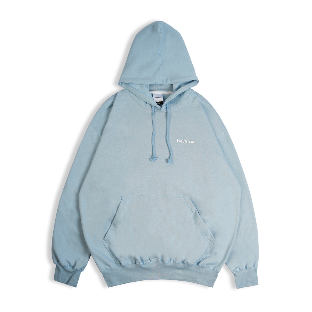 Heyfreak Hoodie Basic Logo Baby Blue V2 | Shopee Malaysia