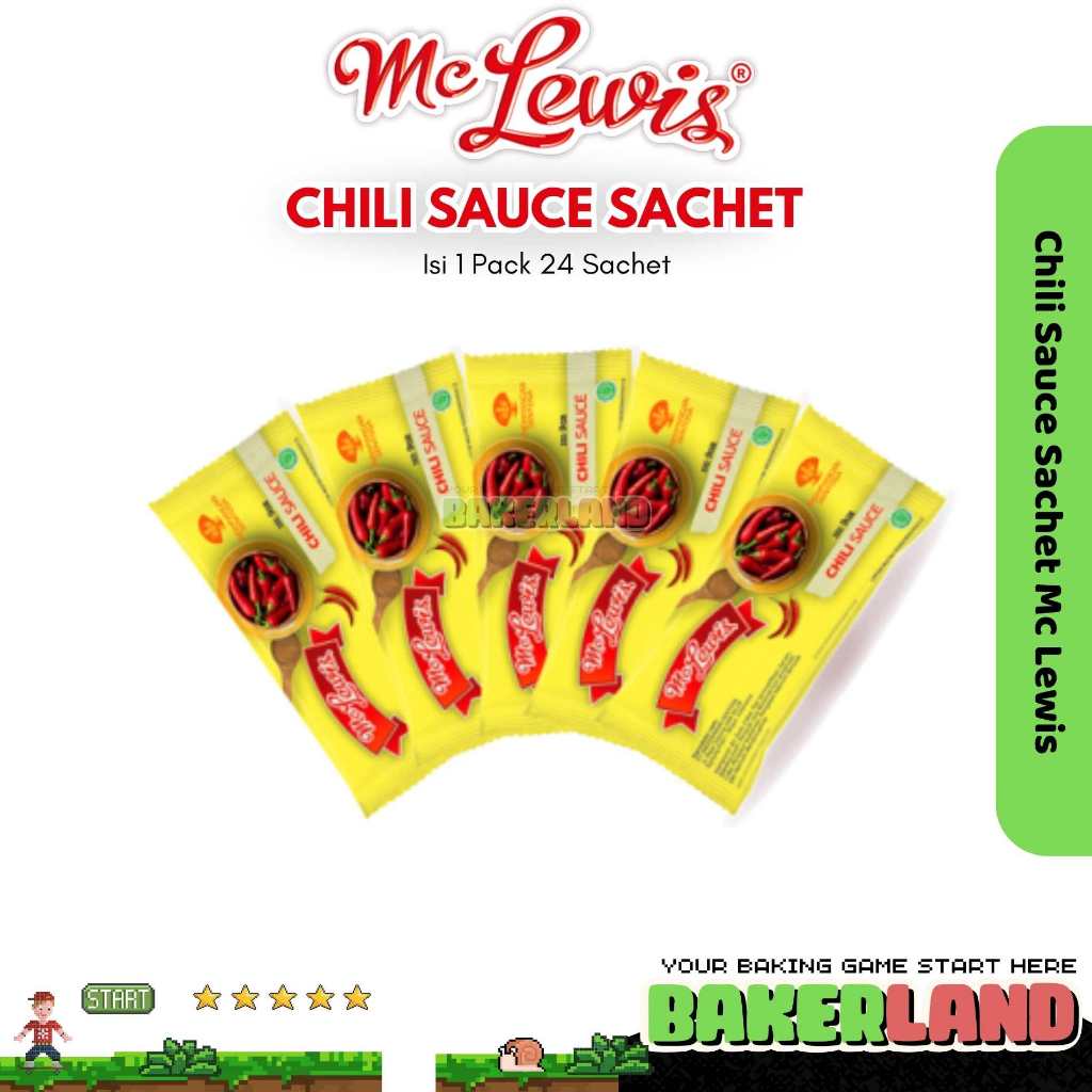 Mc lewis Sauce Sachet/Chili Sauce Sachet/Sauce Sachet Contents 25pcs ...