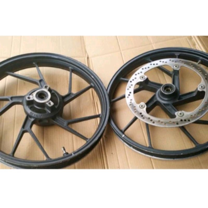 Original satria fu Front And Rear Rims | Shopee Malaysia