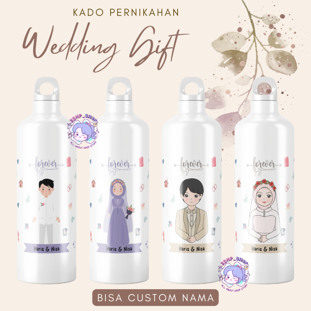 TERMOS Thermos Bottle Sport Custom Couple Couple Gift Series Wedding ...