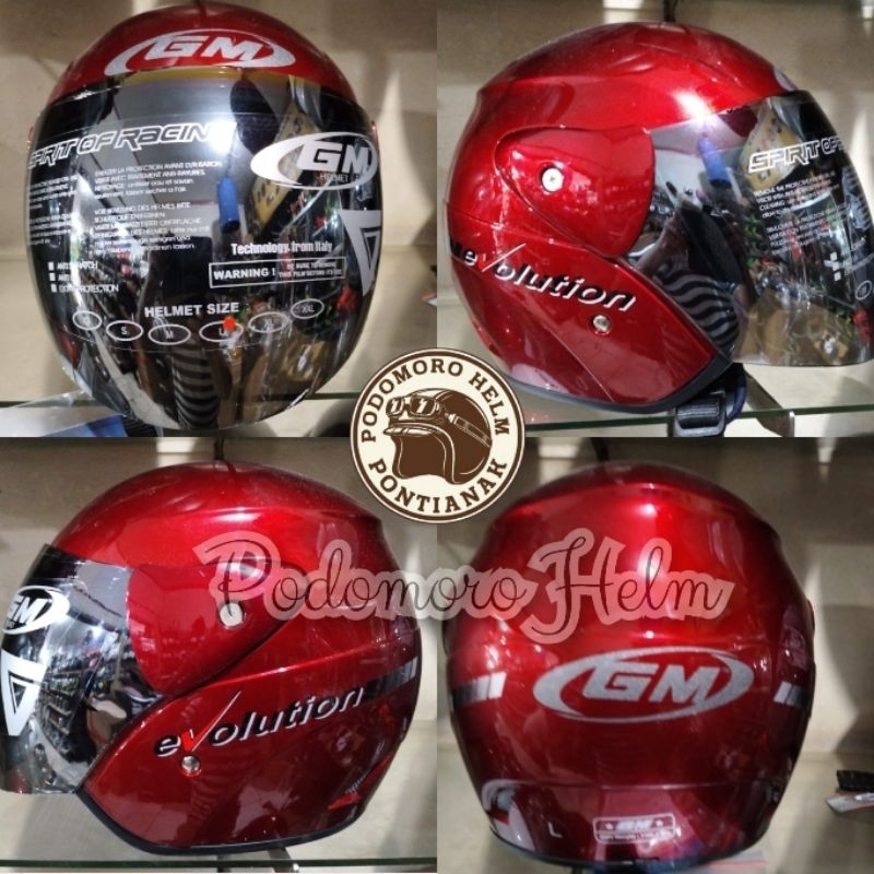 100% ORIGINAL GM EVOLUTION MARON HELMET | Shopee Malaysia