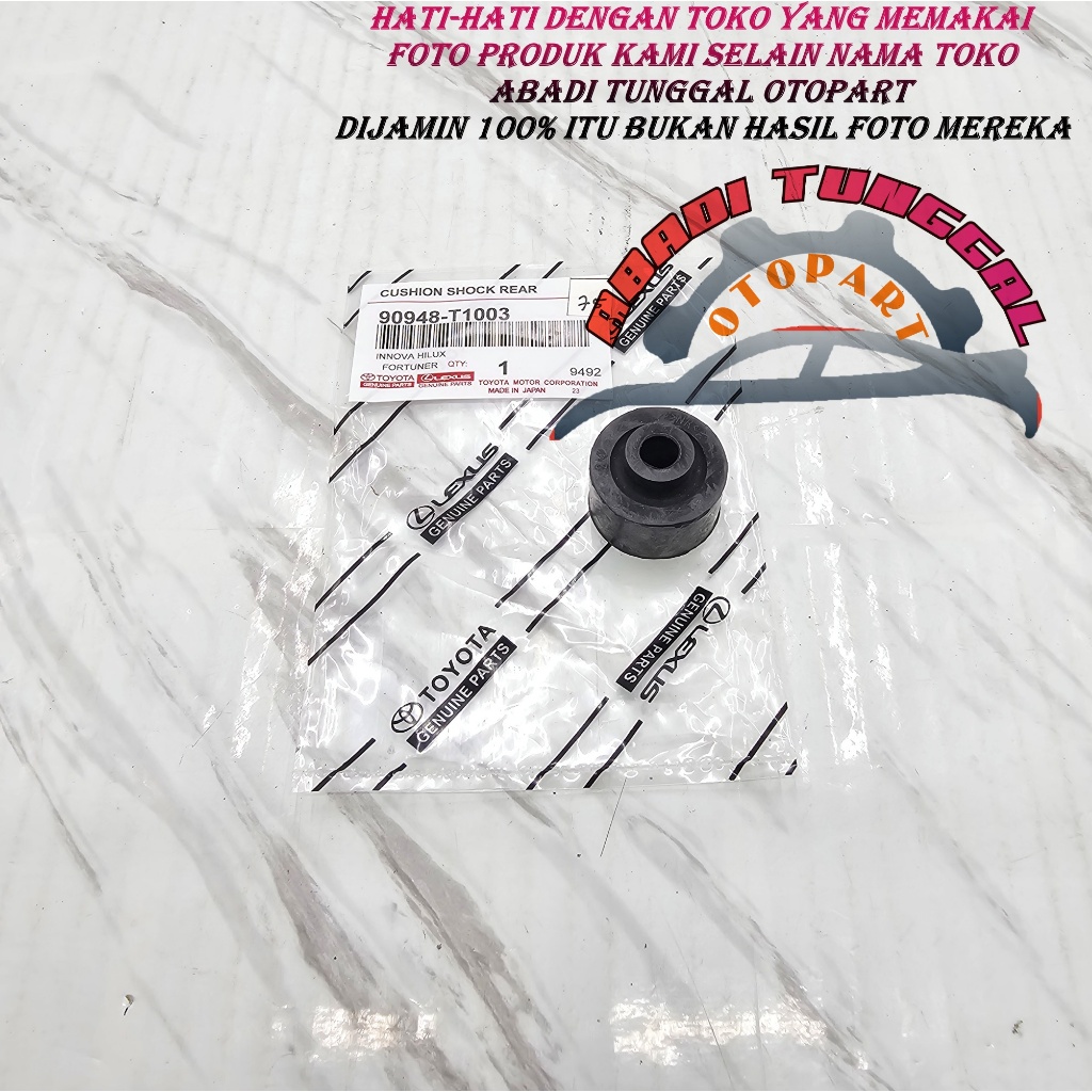 Toyota INOVA FORTUNER HILUX 90948-T1003 Rear SHOCK Rubber 1PCS | Shopee ...