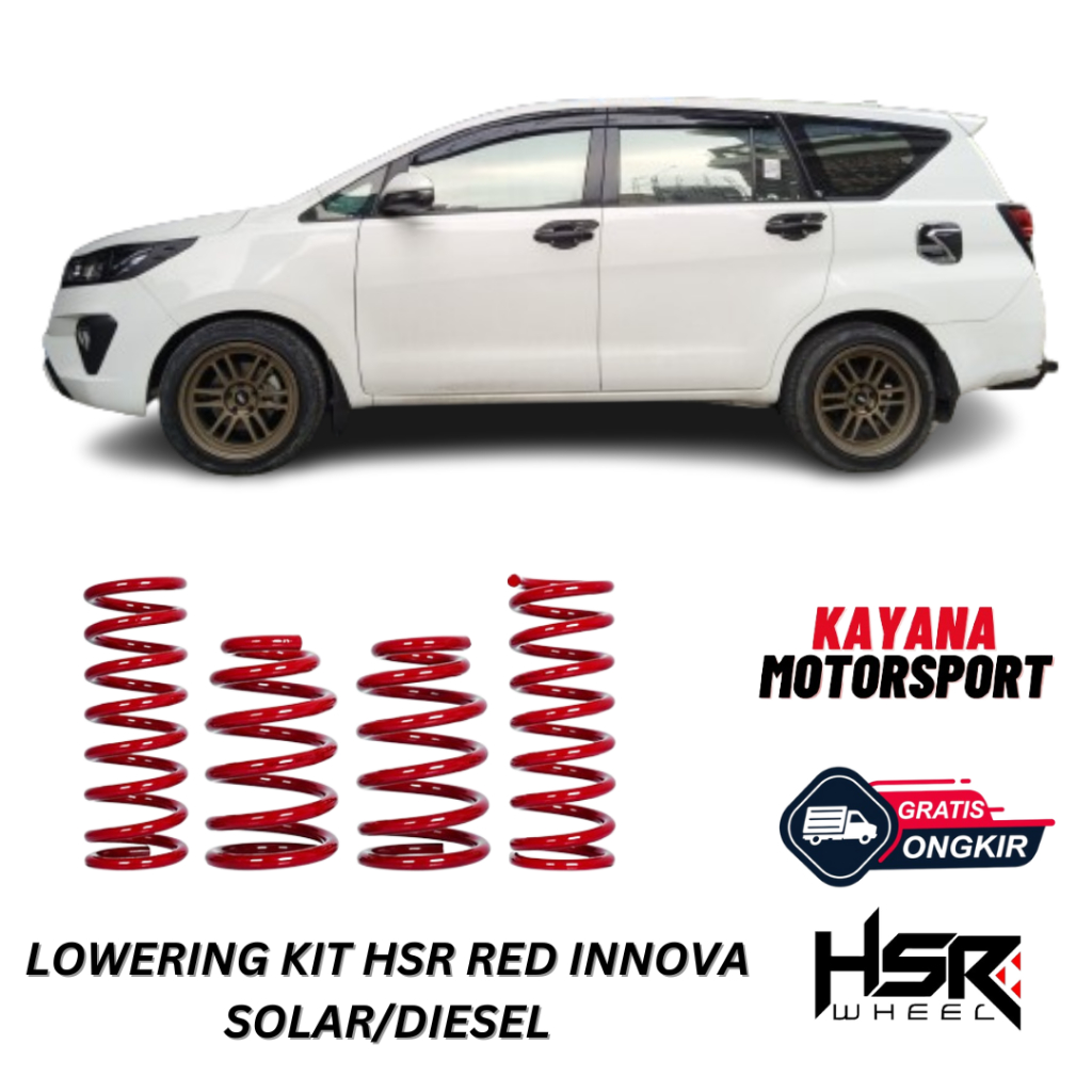 Lowering kit Innova Diesel/solar Per Flat Car Innova (Free Install ...