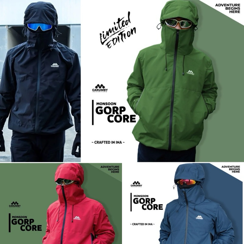Gorpcore Carumby Monsoon Waterproof Mountain Jacket | Shopee Malaysia