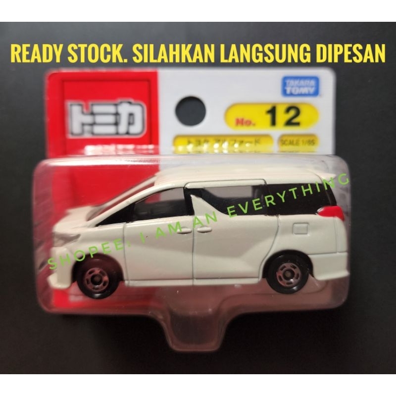 PUTIH Tomica Toyota Alphard No. 12 White New and original diecast | Shopee Malaysia