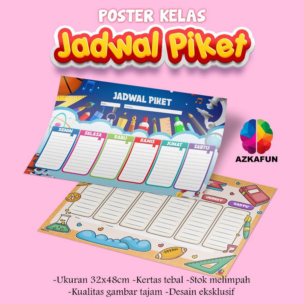 Picket Schedule poster - school picket poster - class picket schedule ...