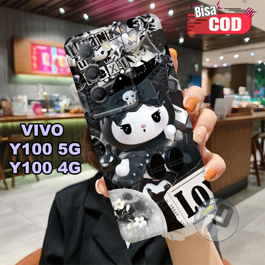 Case pro camera VIVO Y100 5G Newest 2024 -Silicon Y100 4G 2024- KUROMI ...