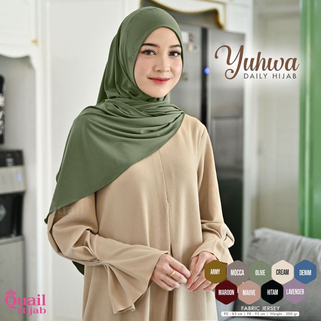Yuhwa Instant Hijab Jersey Premium 2in1 Hijab | Shopee Malaysia