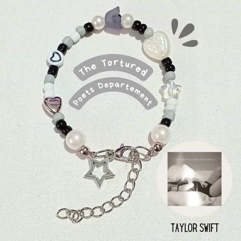 Taylor Swift "THE TORTURED POETS Department" Bracelet - Taylor Swift ...