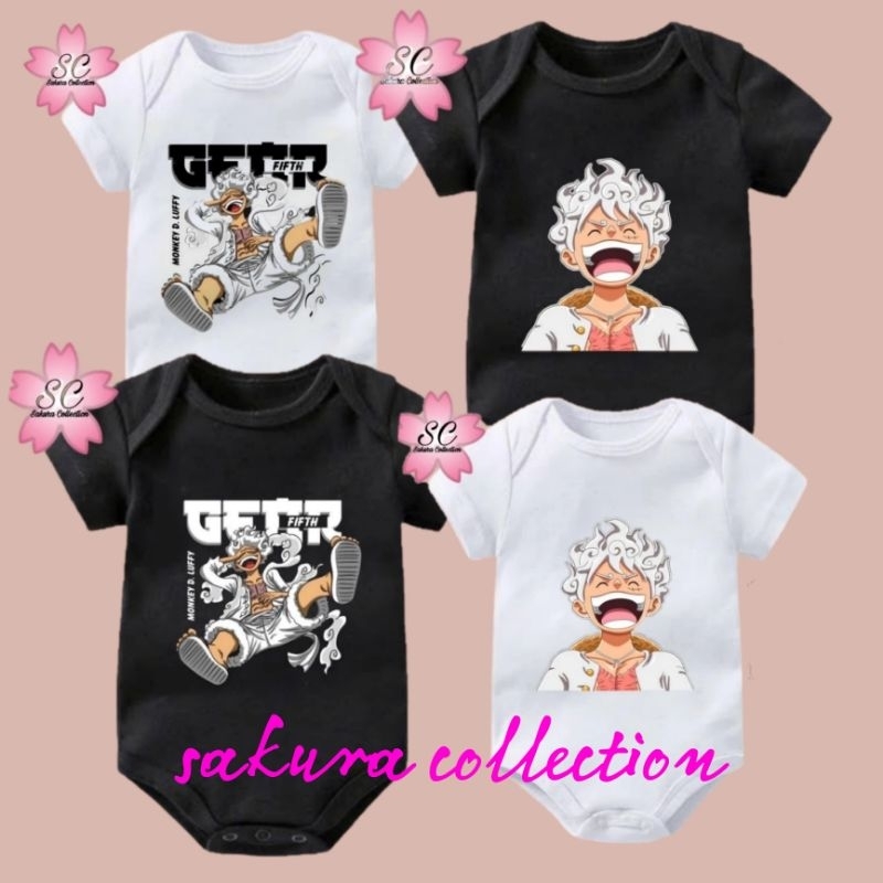 KATUN Baby JUMPER ANIME ONE PIECE LUFFY GEAR 5 | Onepiece Baby JUMPER ...