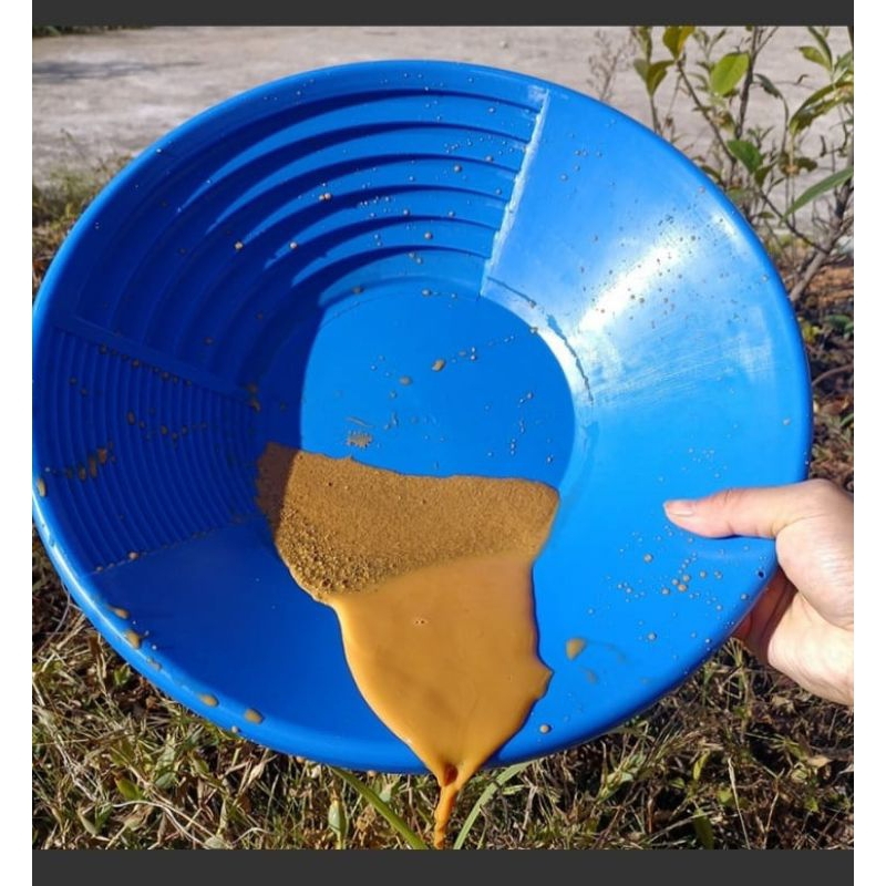 Gold Tray Plate, Abs Plastic Tin 38cm / Gold Mining / Gold Panning 38cm ...