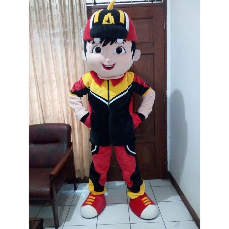 MERAH Red Boboi Boy Character Clown Costume | Shopee Malaysia