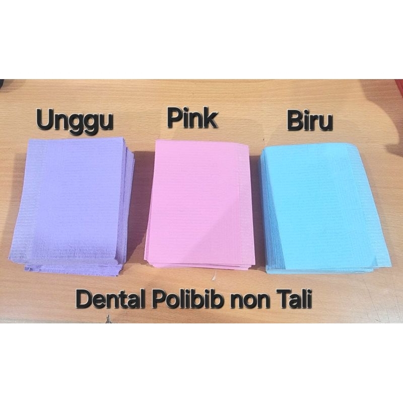 Polibib Dental Non Rope Contents 50pcs | Shopee Malaysia
