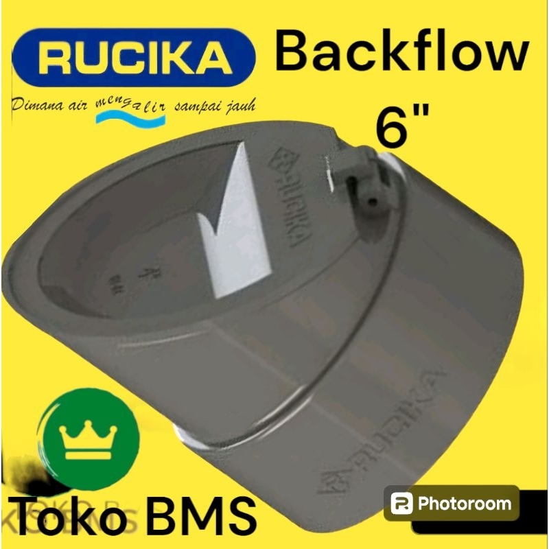 Rucika Back Flow Valve 6 Inch Backflow Anti-Rat Insect Anti-Flood Pipe ...
