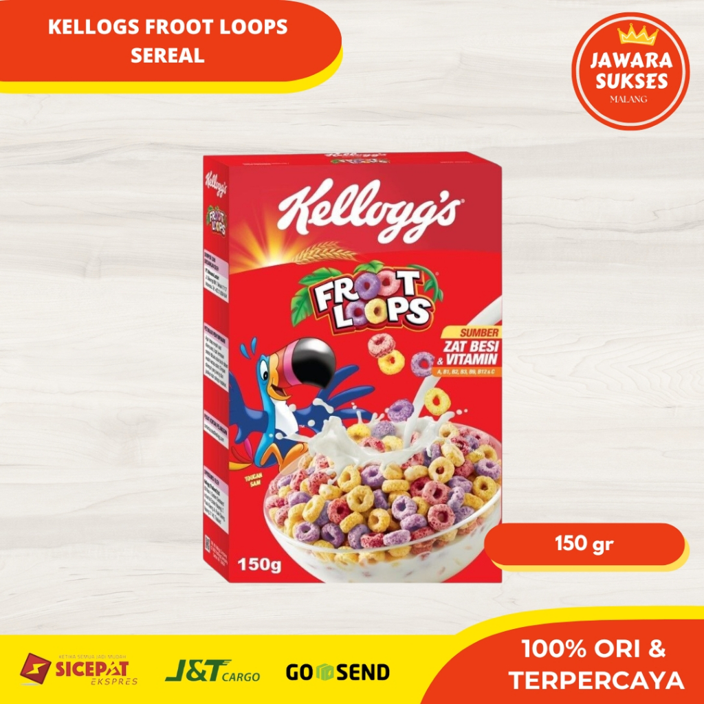 [150 Gr] Kellog's Froot Loops | Kellogs Froot Loop Cereal | Shopee Malaysia
