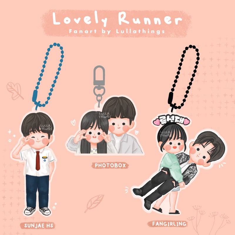 Lovely Runner / Ryu Sunjae / Byeon Woo Seok / keychain/ sticker sheet ...