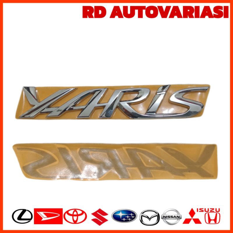 Yaris LOGO EMBLEM ORIGINAL Rear Trunk | Shopee Malaysia