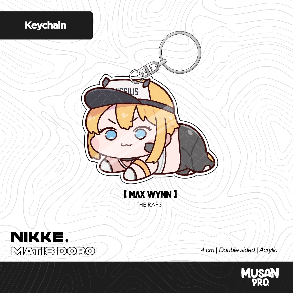 NIKKE MAMATIS Doro Keychain - Lap Lap - Max wynn - Do rake - Fan Merch ...