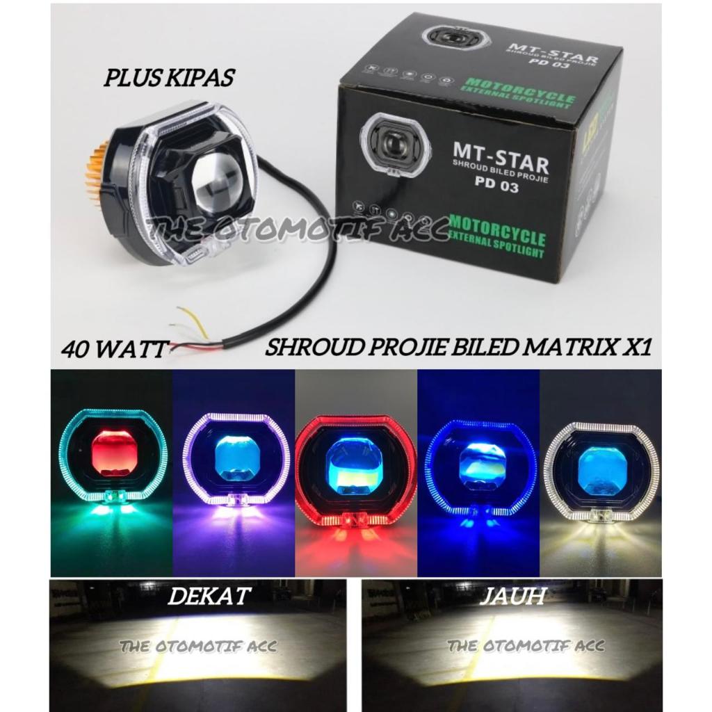 PUTIH HITAM Newest Projie Biled Matrix X1 Shroud Far Near White Black ...