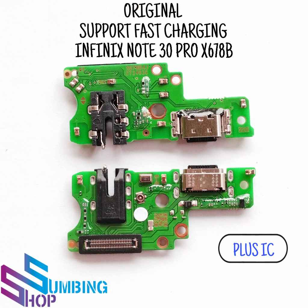 Infinix Note 30 Pro X678b Charger Connector Pcb Board Usb Con Cas Mic ...