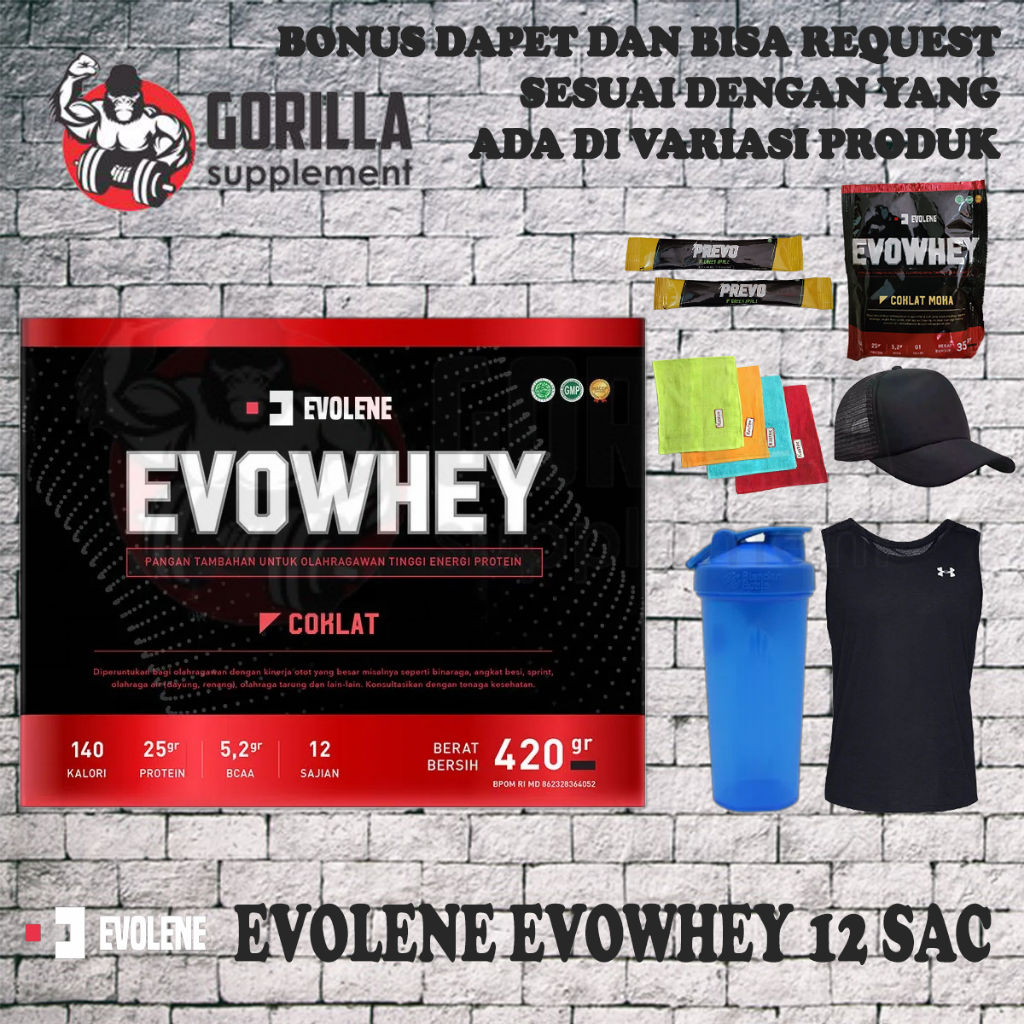 Evolene EVOWHEY 12 Sachets Evolene Whey Protein Concentarte And 5% ...