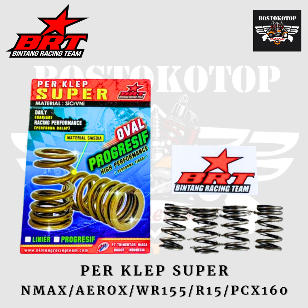 Brt Bintang Racing Team Valve Spring Super NMAX Aerox Lexi WR 155 ...