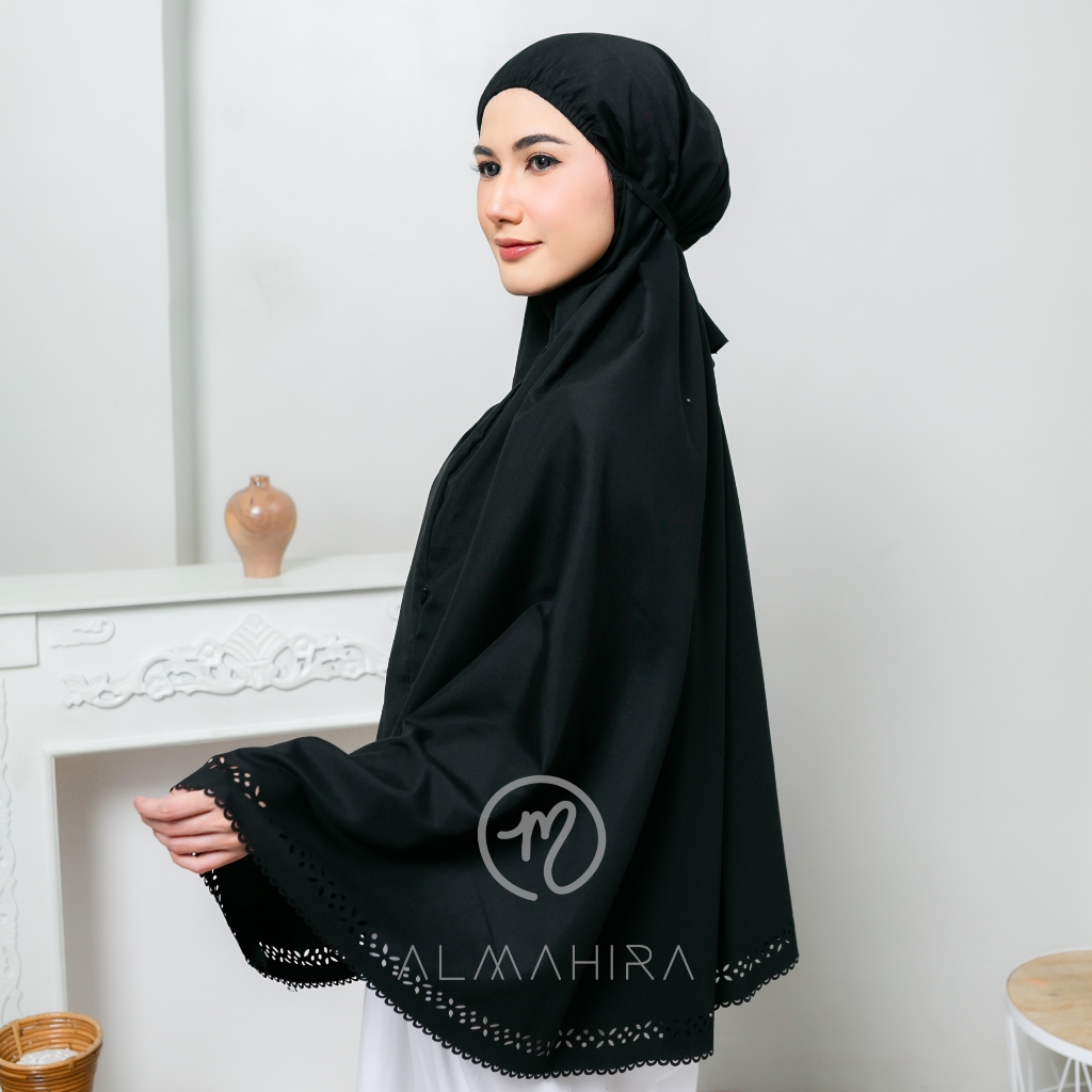 Bergo Haji Umrah pocket Premium Laser Cut ADN | Shopee Malaysia