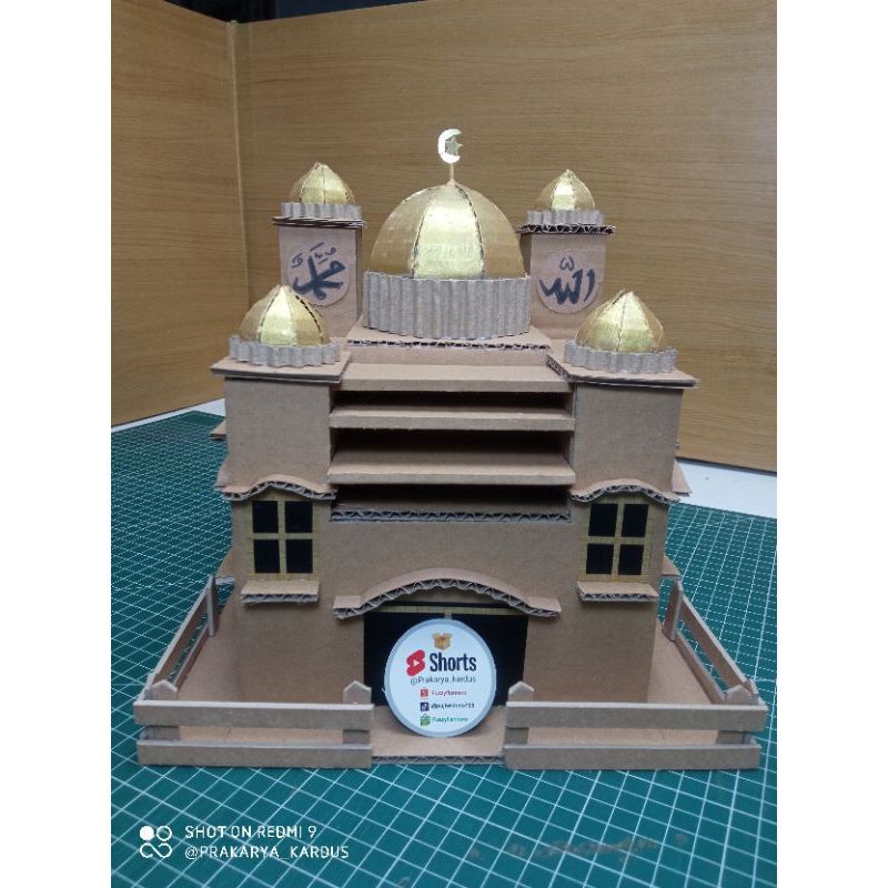 Handicrafts, crafts, displays, miniatures, cardboard decorations 223 ...