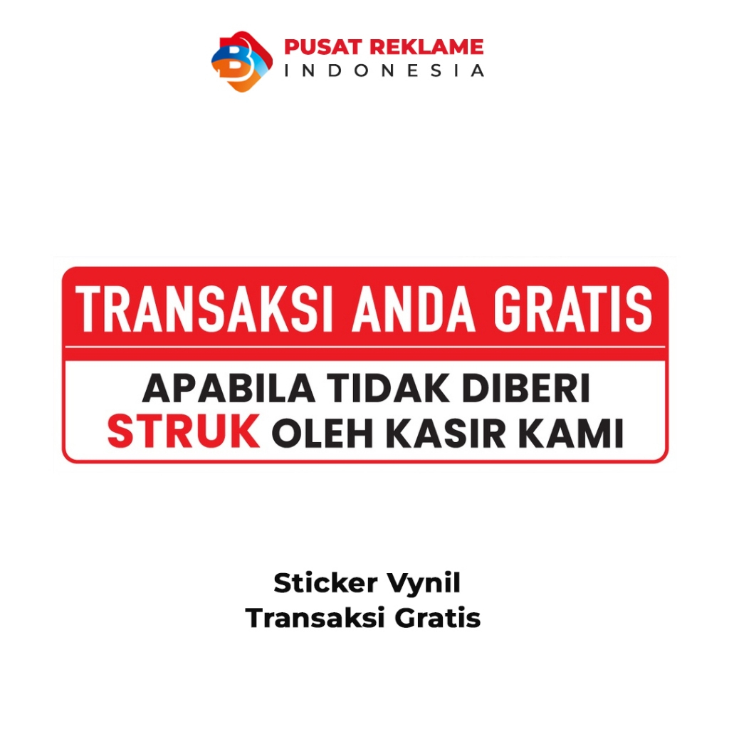 Transaction Sticker/Without Free Receipt | Shopee Malaysia