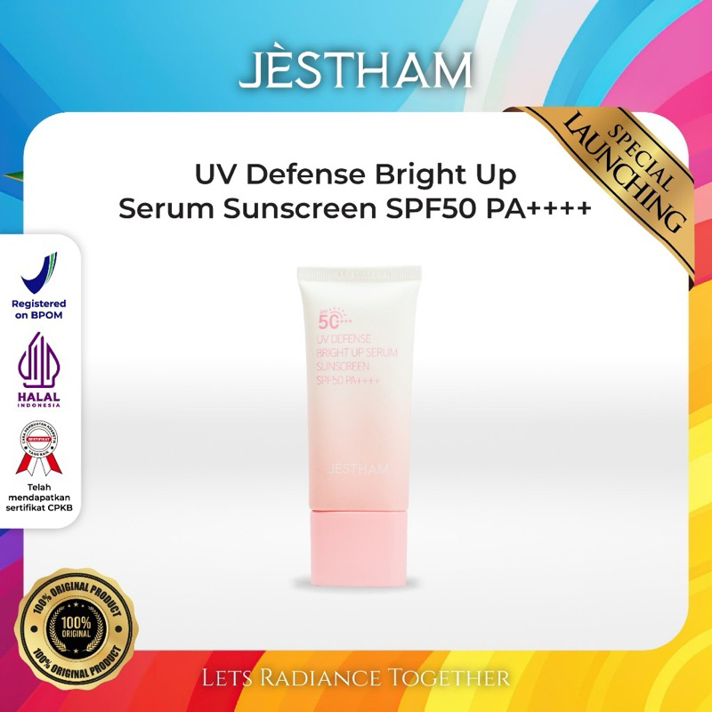 {READY} BRIGHT UP SUNSCREEN SERUM JESTHAM SPF 50 PA+++ SUPER GLOWING ...
