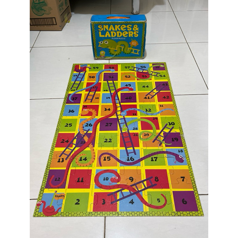 Snakes and ladders puzzle | Shopee Malaysia