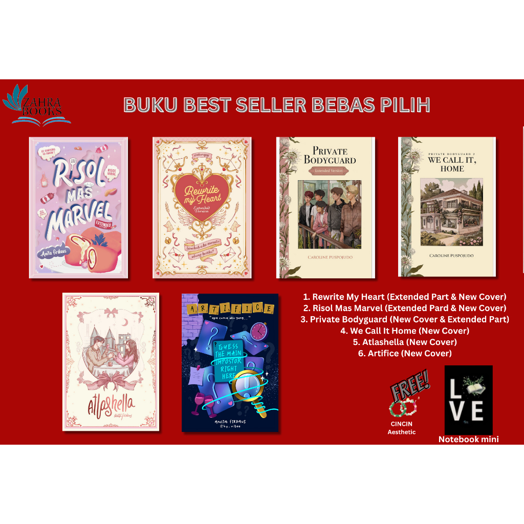 Novel Risol Mas Marvel, Private Bodyguard, Rewrite My Heart, Atlashella ...