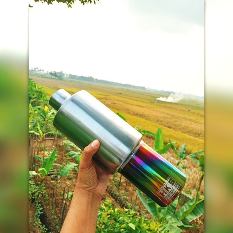 Hks Gronel Rainbow Stainless Universal Soft Bass Car Exhaust For All ...