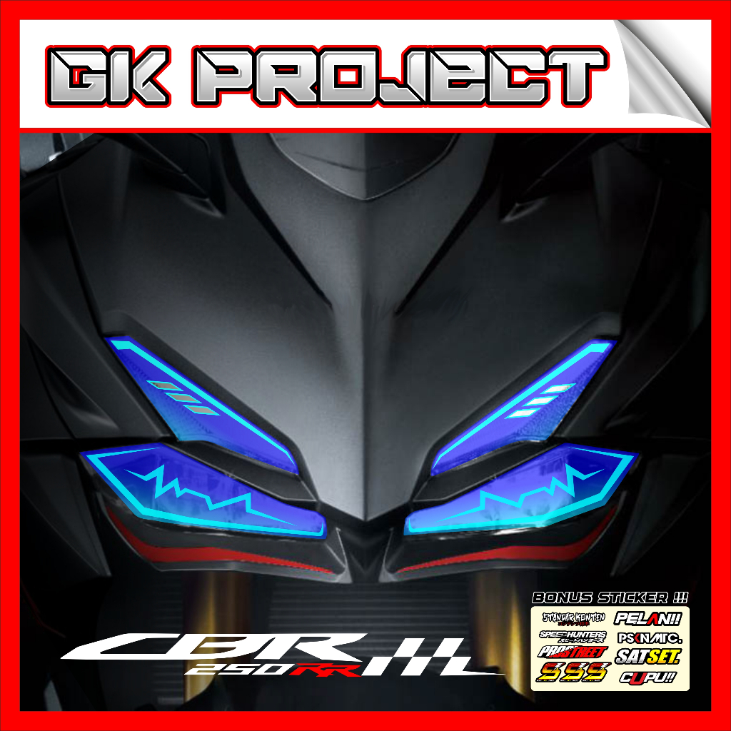 New CBR 250 Light Sticker | Honda CBR 250 Motorcycle Eyebrow Light Variation Stickers | Cbr Rgb ...