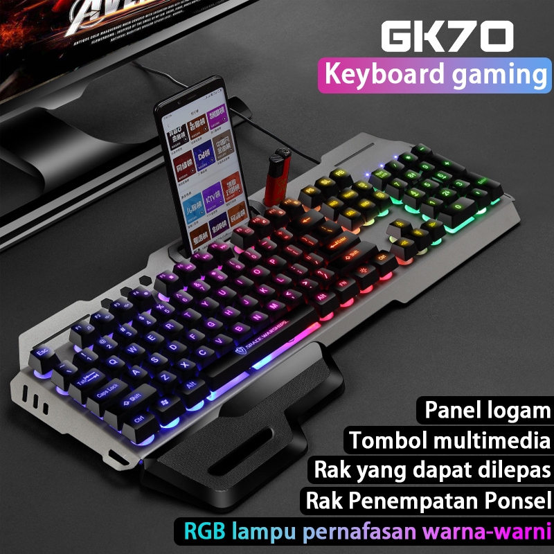 Gaming Keyboard Mechanical Keyboard GK70 Waterproof RGB Gaming Keyboard ...