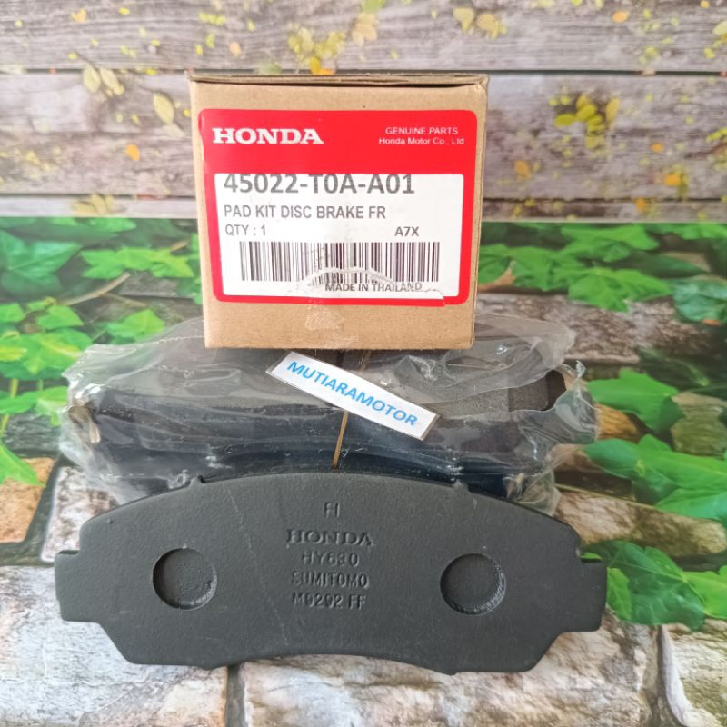 Front Brake Pads CRV GEN3 GEN4 45022-T0A-A01 (1Set 4pcs) | Shopee Malaysia