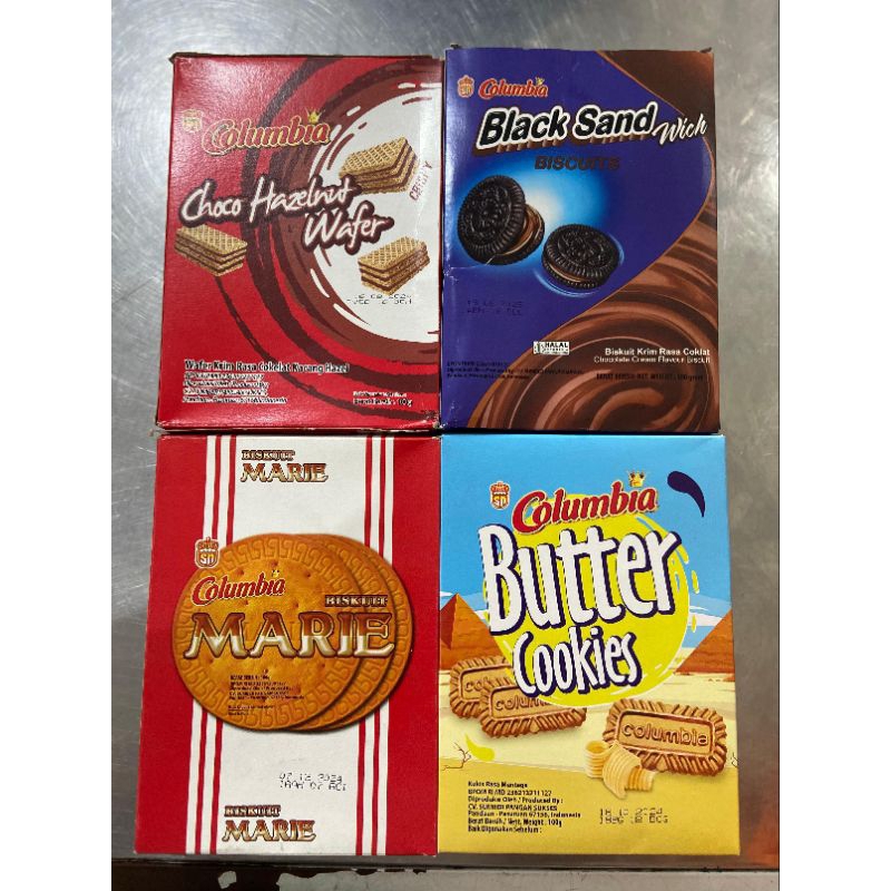 Columbia Wafer Box / Biscuit box 100gr | Shopee Malaysia