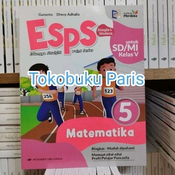 Ori Textbook ESPS Mathematics sd mi Grade 5 Curriculum Merdeka Erlangga ...