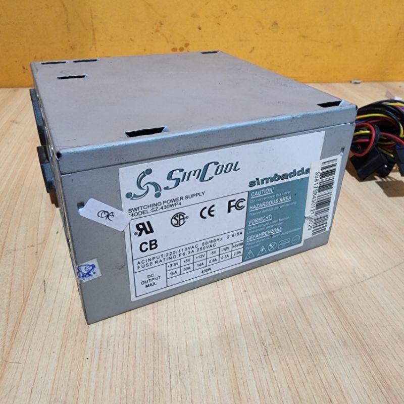 Powersupply simbadda SimCool - Standard Psu simbadda SimCool 24pin plus ...